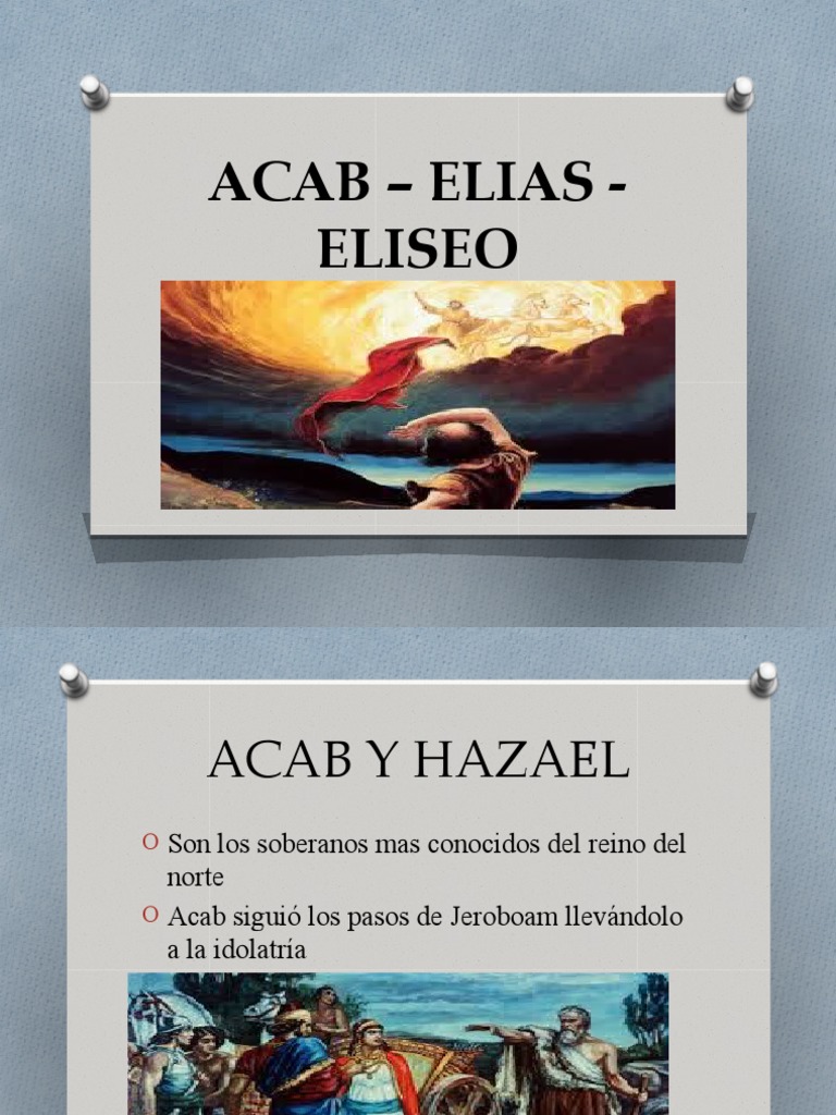 Historia de Elías y Eliseo | PDF | Historia | Religión y espiritualidad