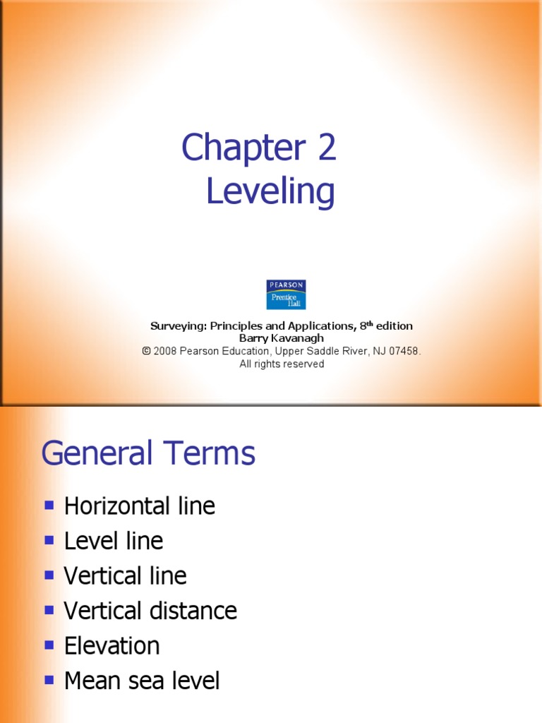 Leveling: Surveying: Principles and Applications, 8 Edition Barry ...