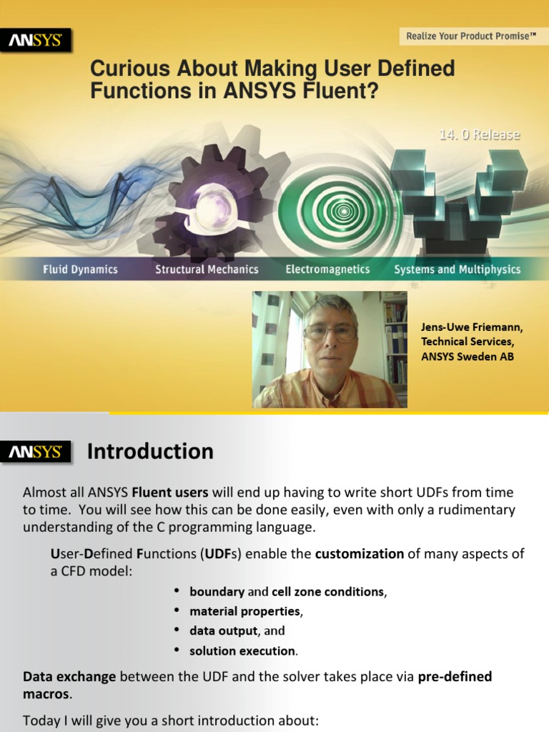Curious About Making User Defined Functions In Ansys Fluent Pdf Compiler Thread Computing