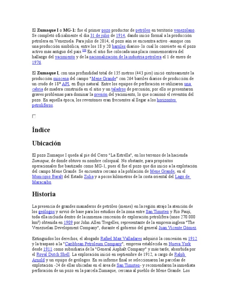 El Zumaque I o MG | PDF | Aceites | Petróleo