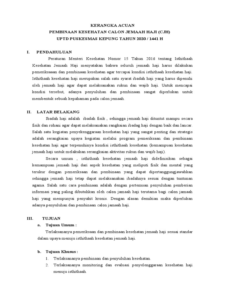 Kak Pembinaan Haji | PDF