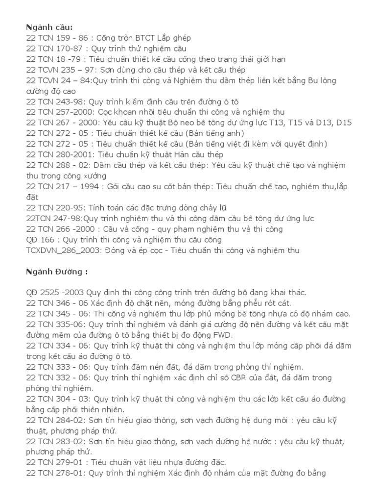 Cac Tieu Chuan Trong Thiet Ke Duong Giao Thong | PDF