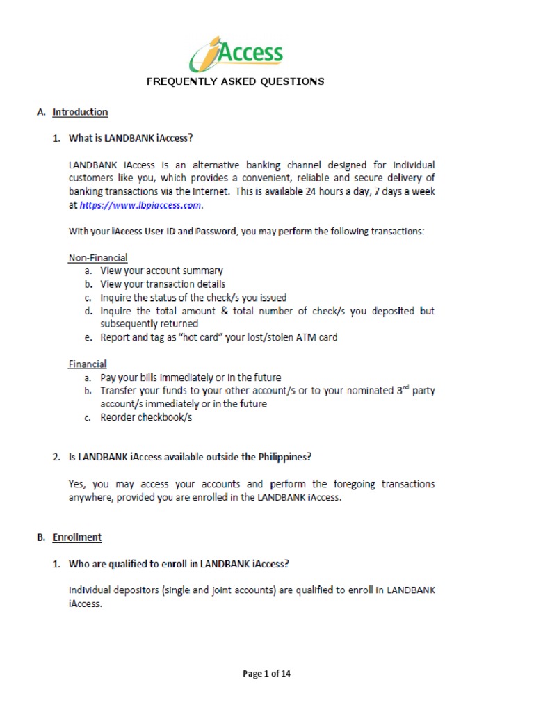Frequently Asked Questions: Page 1 of 14 | PDF | Password | Public Key ...