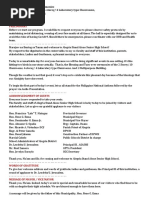 Turnover Ceremony Script | PDF | Self-Improvement | Wellness