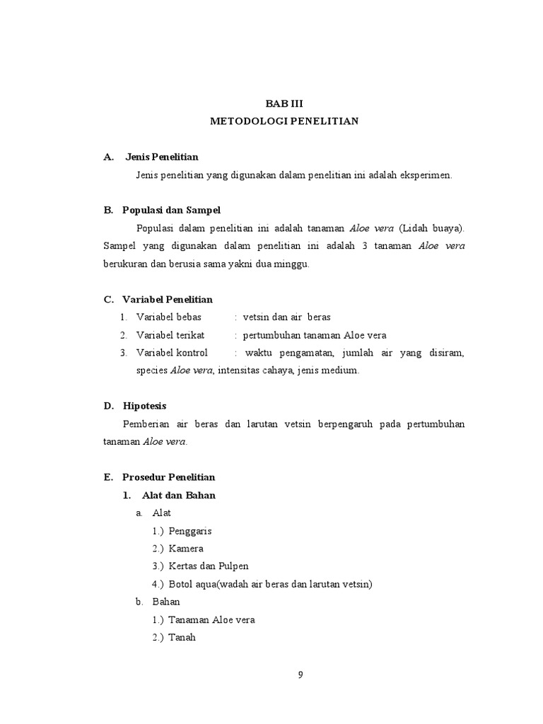 BAB III Denis Jadi | PDF