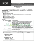 Checklist PEG Tube Feeding | PDF | Medicine | Health Sciences