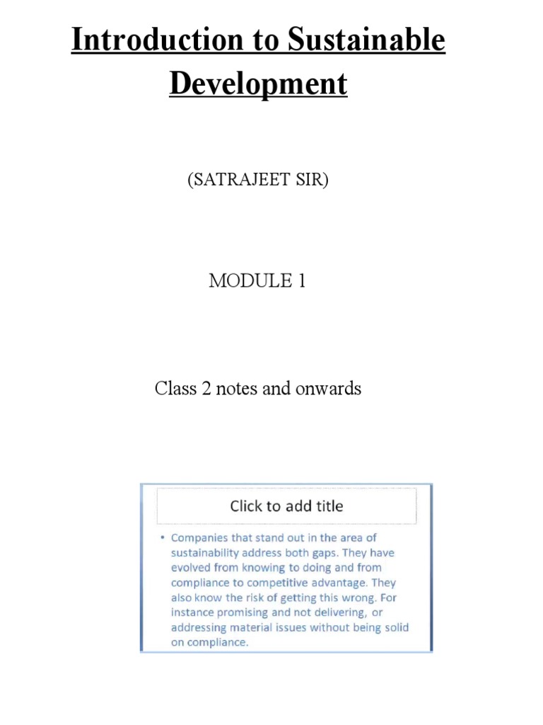 Isd Module 1 Notes | PDF