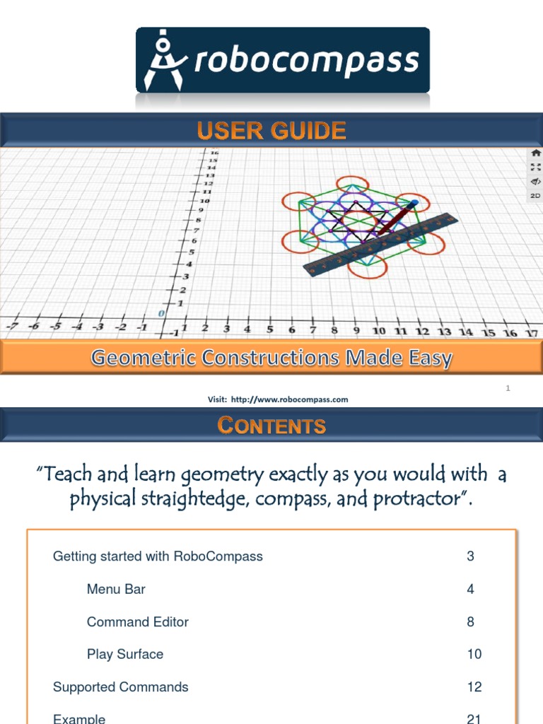 RoboCompass Handout Edited | PDF | Angle | Menu (Computing)