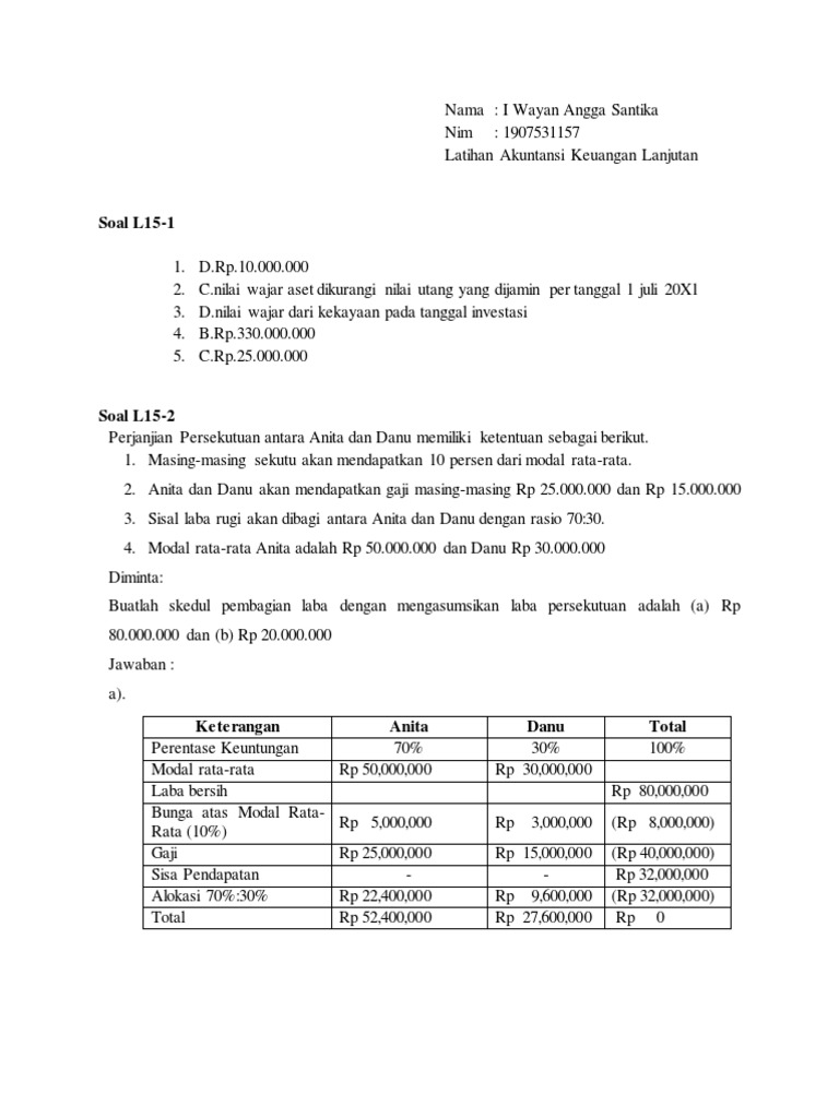 Soal L15-1 | PDF