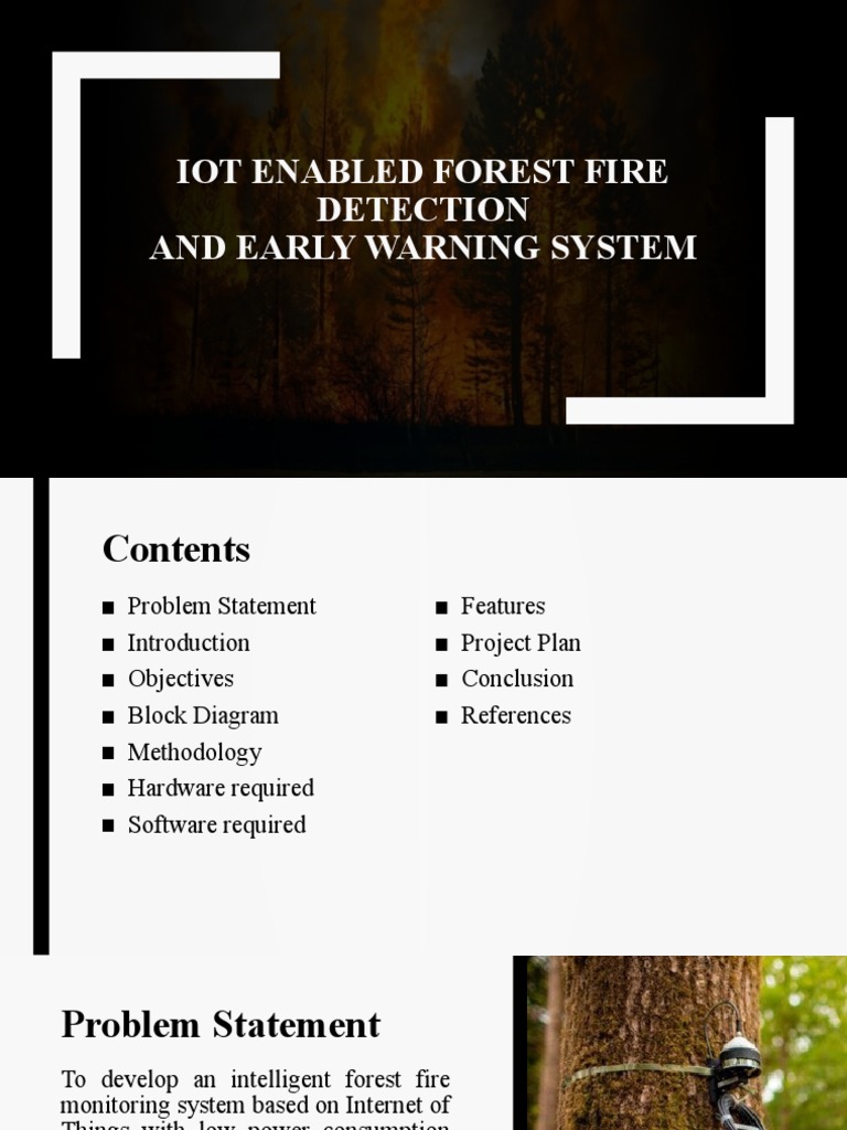 Iot Enabled Forest Fire Detection and Early Warning System | PDF ...