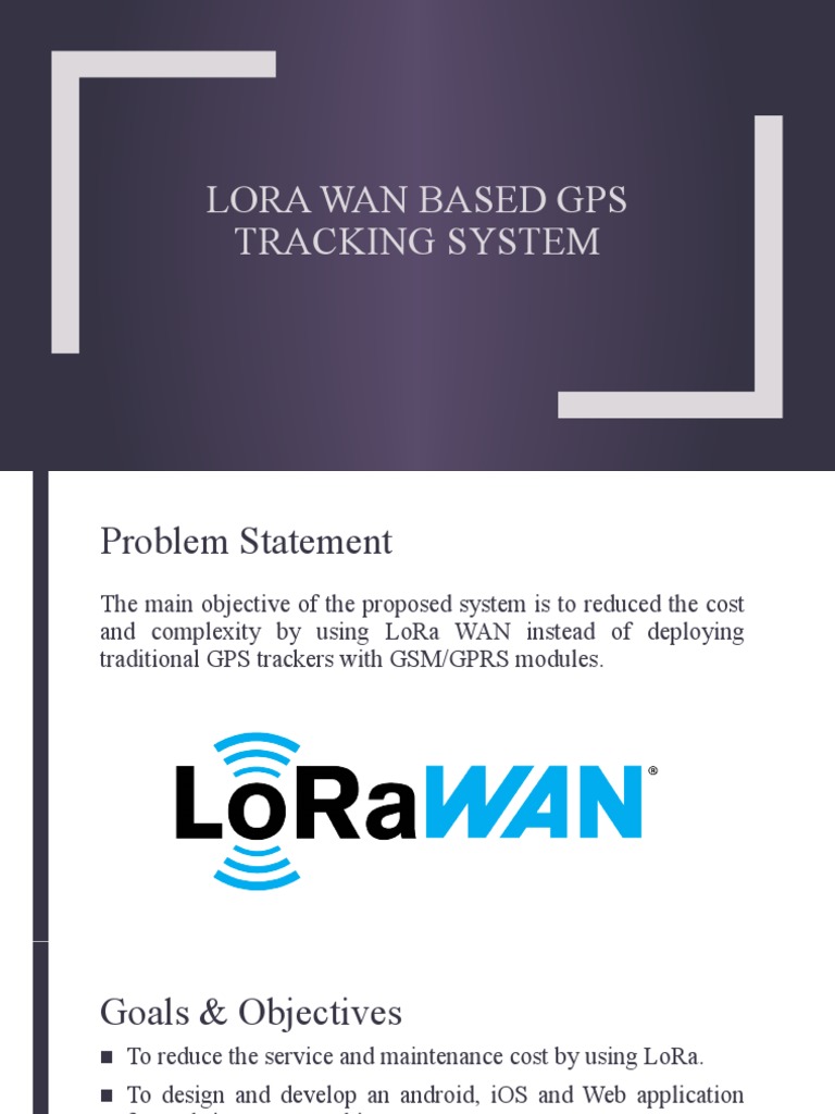Lora Wan Based Gps Tracking System | PDF | Wireless Sensor Network ...