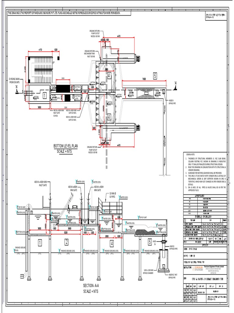 3 MLD PTU PUNJAB-Model | PDF | Hydraulics | Energy Technology