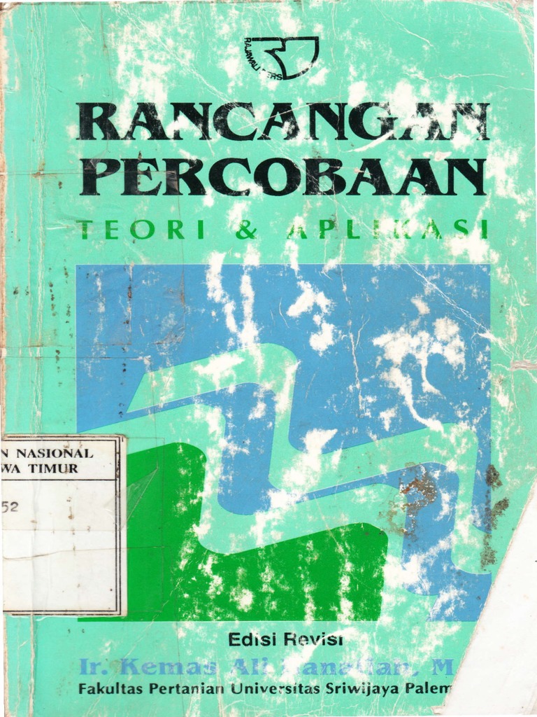 Rancangan Percobaan - Buku Kemas Ali | PDF