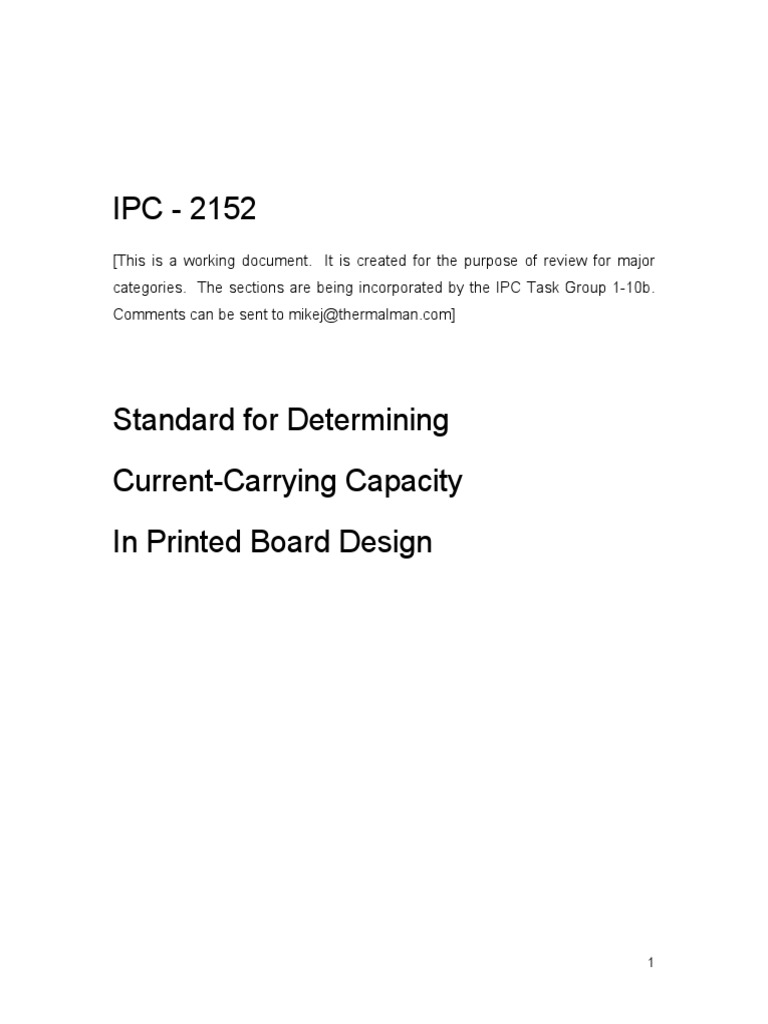 Ipc2152 | PDF | Heat Transfer | Electrical Resistivity And Conductivity