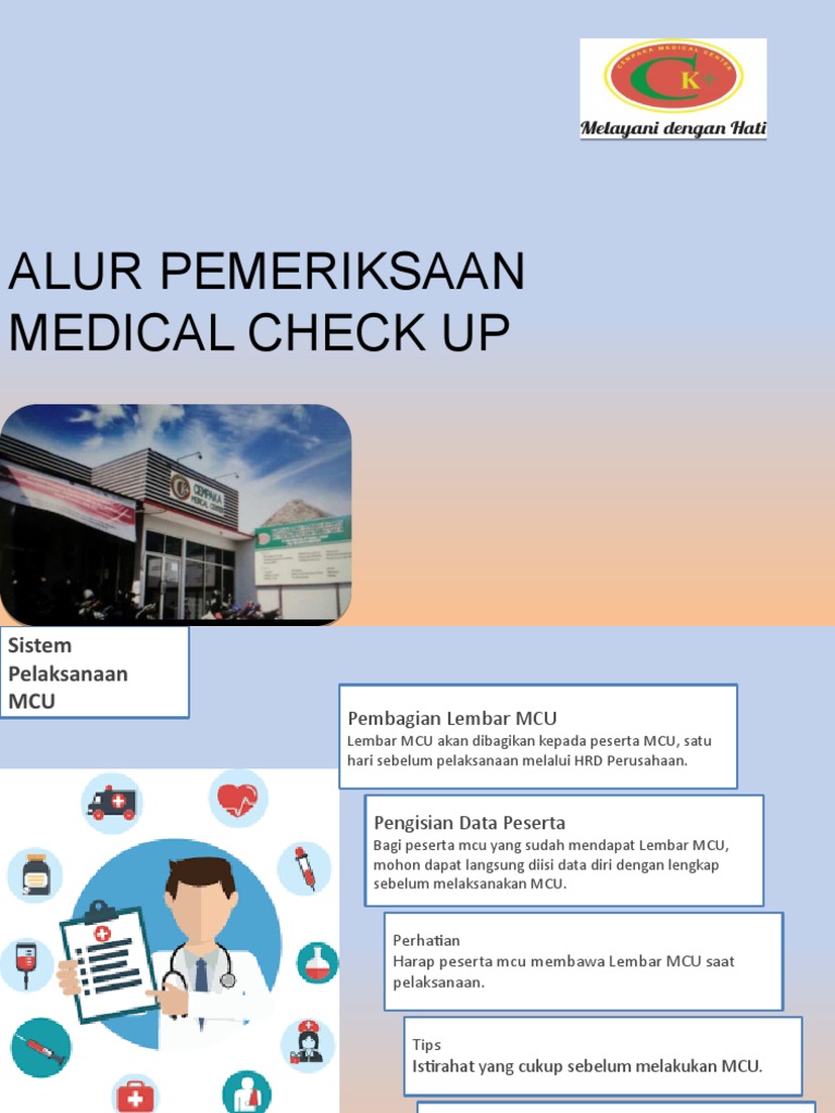 Alur Pemeriksaan MCU PT HAIER Oke 2 | PDF