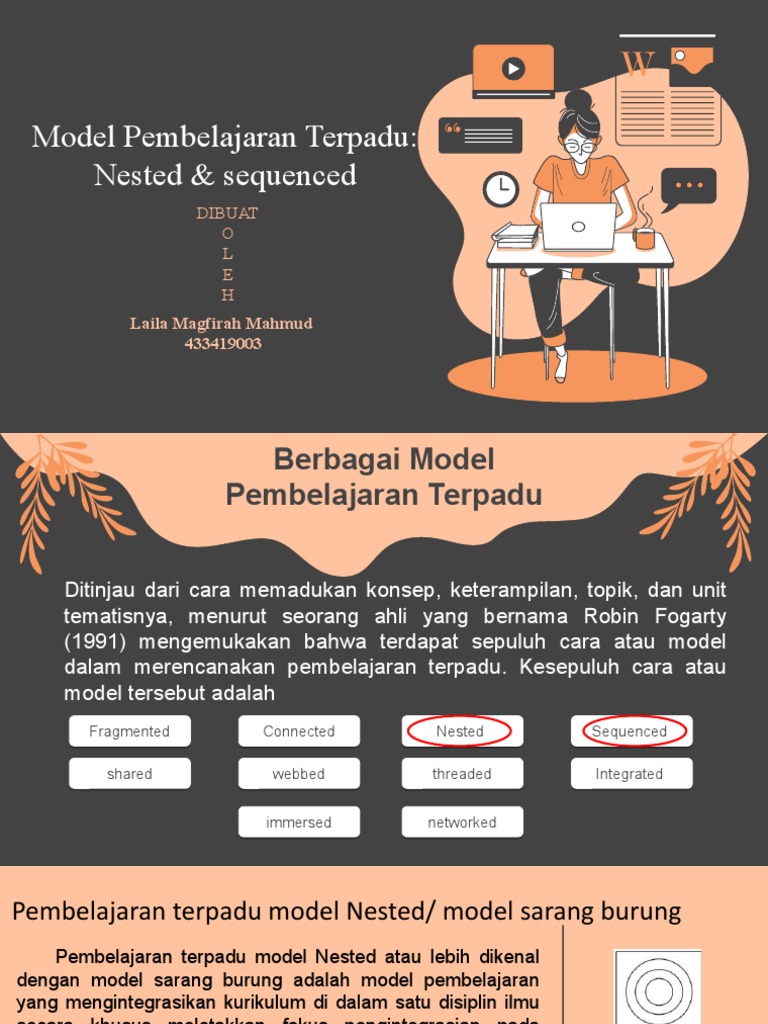 Model Pembelajaran Terpadu: Nested & Sequenced | PDF