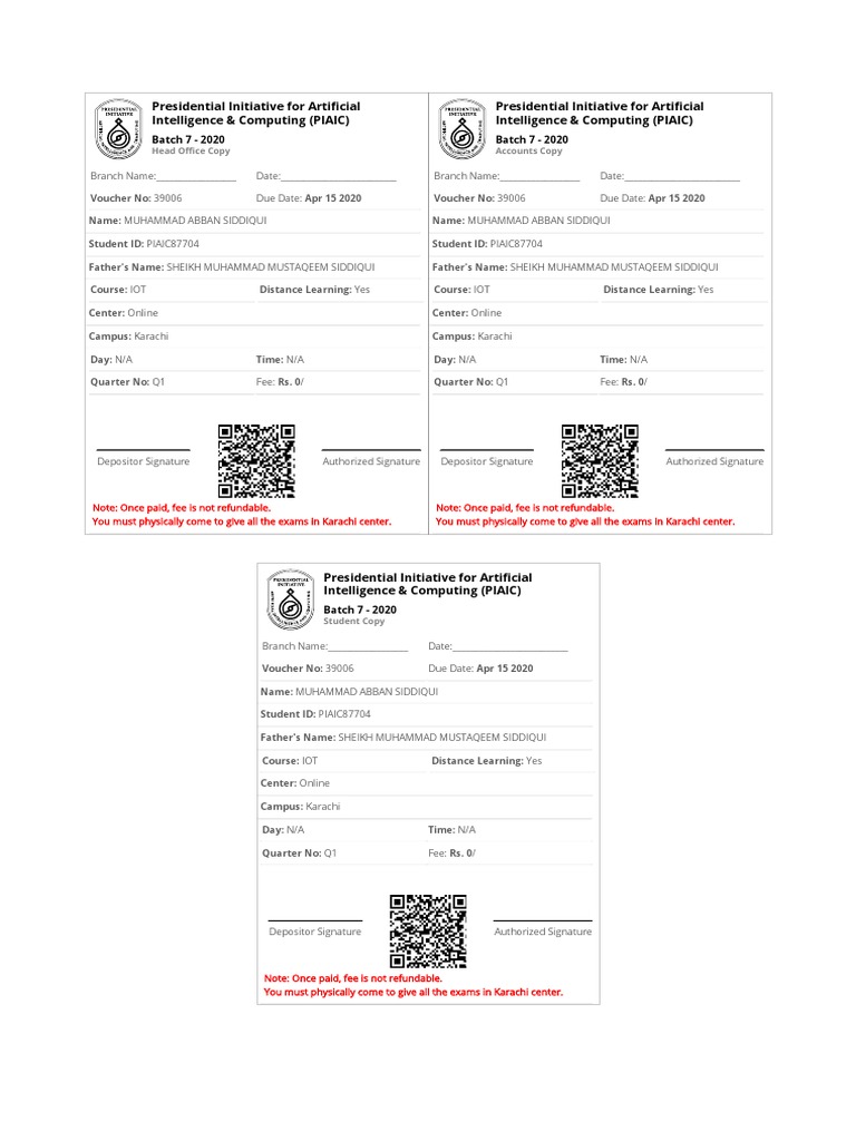 Presidential Initiative For Artificial Intelligence & Computing (PIAIC ...