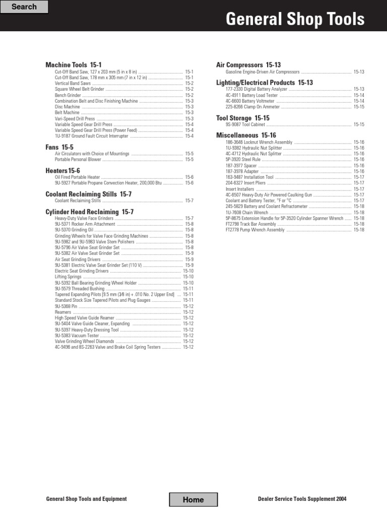 General Shop Tools 20 Pages | PDF | Grinding (Abrasive Cutting) | Drill