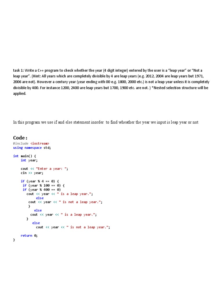CP Assignment 1 | PDF | Namespace | C++ CP Assignment 1 | PDF | Namespace | C++