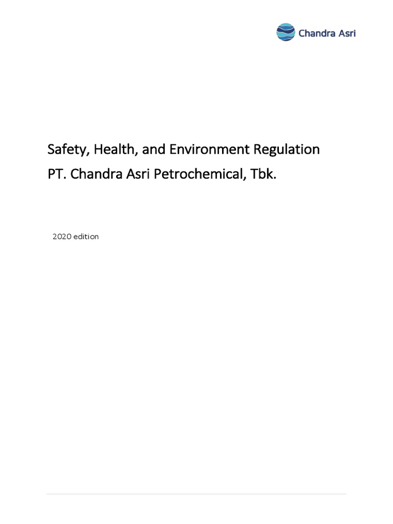 SHE Regulation 2020 With Attachment (Approved) | Personal Protective ...