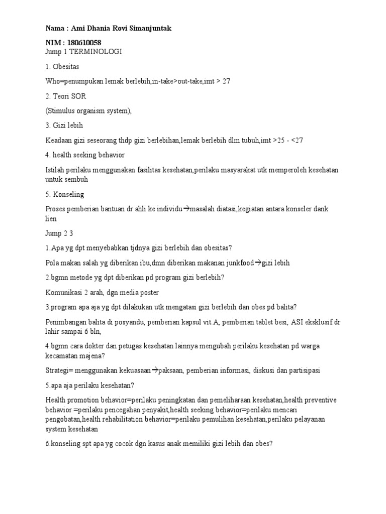 Notulensi Modul 3 Fome 2 | PDF