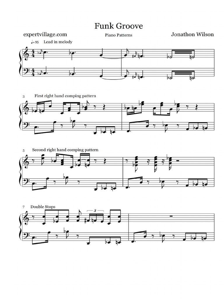 Piano Funk Groove | PDF