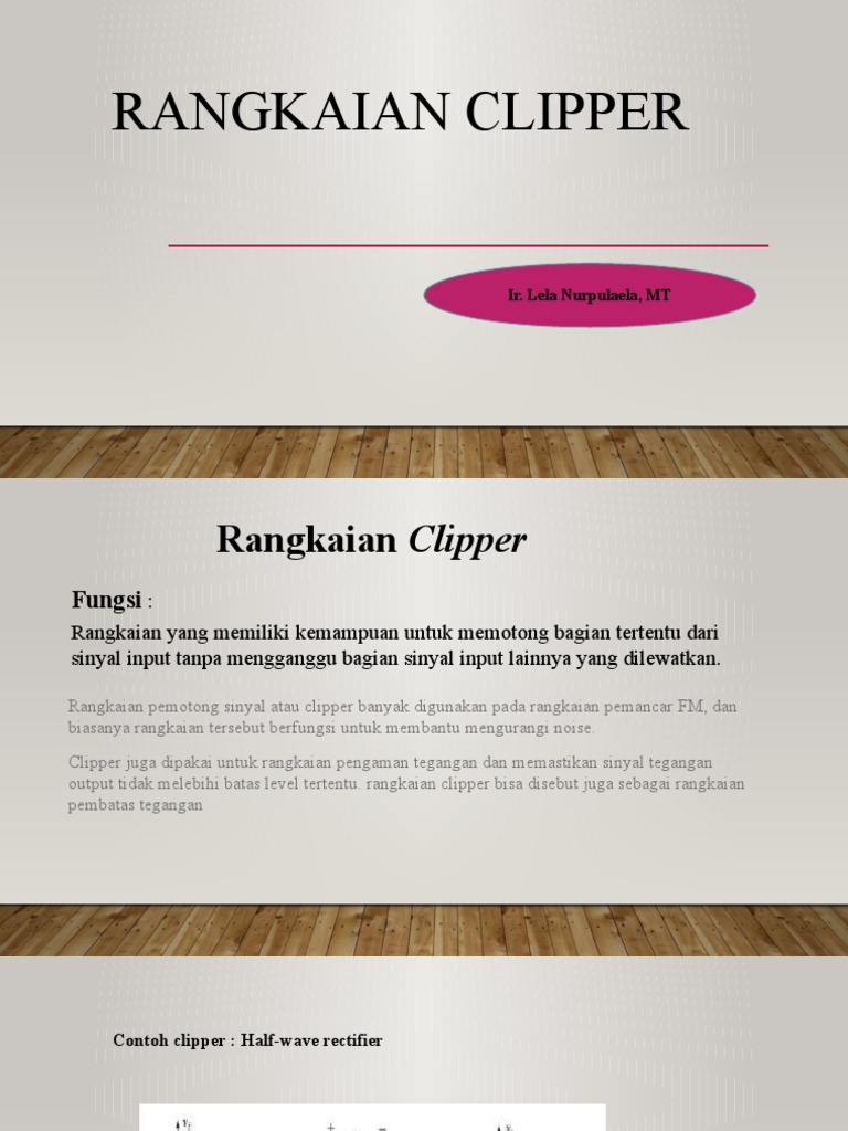 Rangkaian Clipper | PDF
