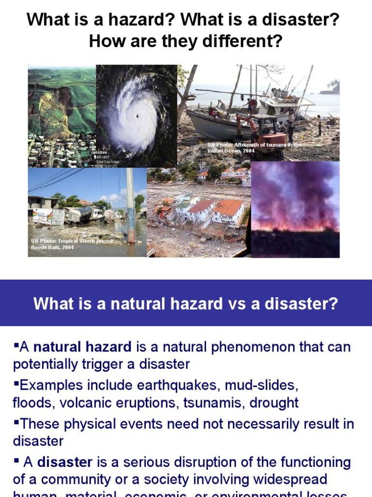 Basic Concept of Disaster and Disaster Risk | PDF | Social Science