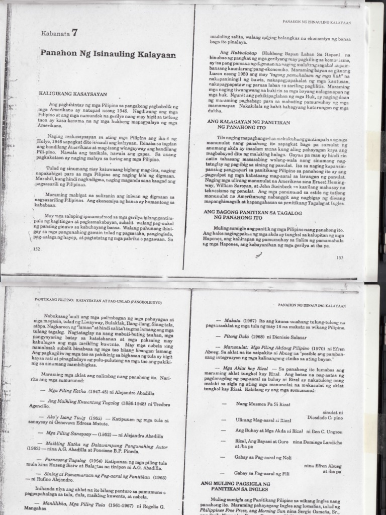 Final1 Lecture Panitikang Filipino | PDF