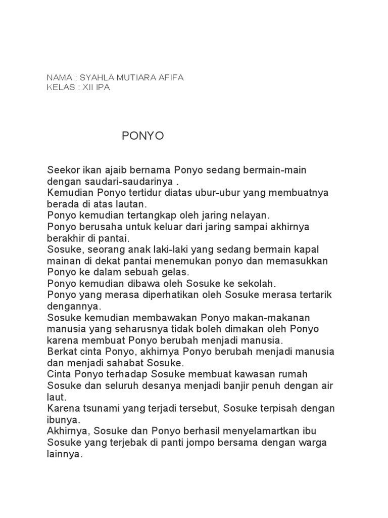Ponyo | PDF | Seni