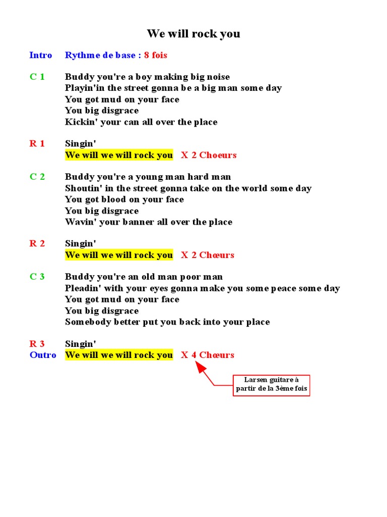 We Will Rock You | PDF