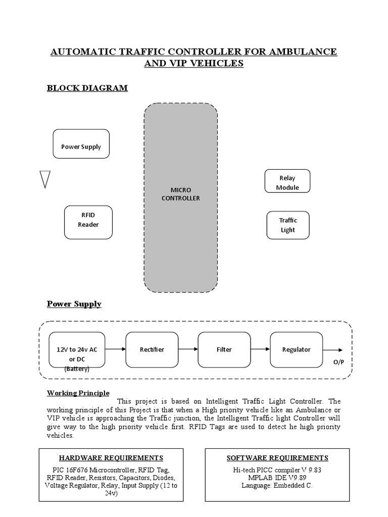 Automatic Traffic Controller For Ambulance and VIP Vehicles | PDF