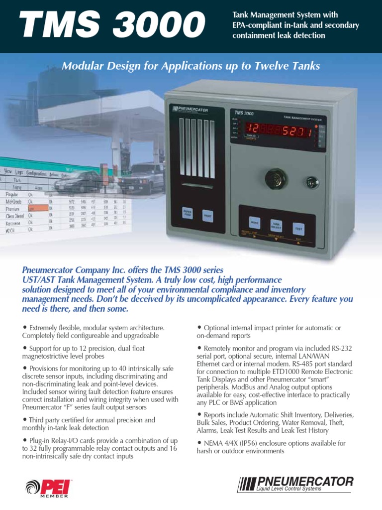 Modular Design For Applications Up To Twelve Tanks: Pneumercator | PDF ...