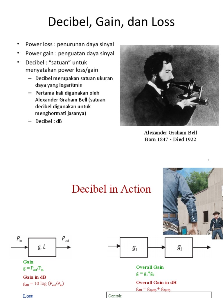 Decibel, Gain, Dan Loss | PDF