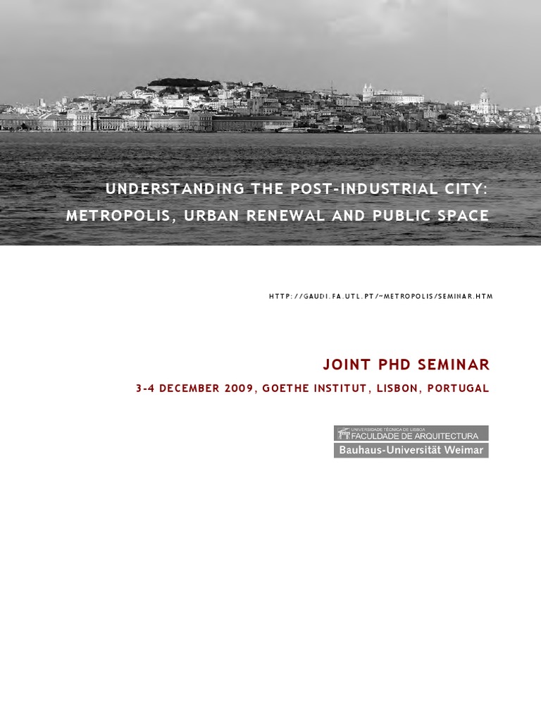 Post-Industrial Urban Renewal Seminar | PDF | Knowledge Economy | Economies