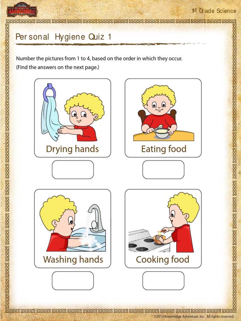 Personal Hygiene Quiz 1 | PDF