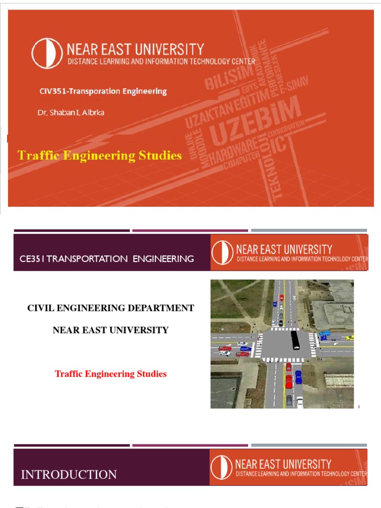 5-Traffic Engineering Studies DL | PDF | Parking | Traffic