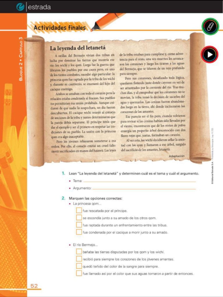 3.actividades 1.mitos y Leyendas | PDF
