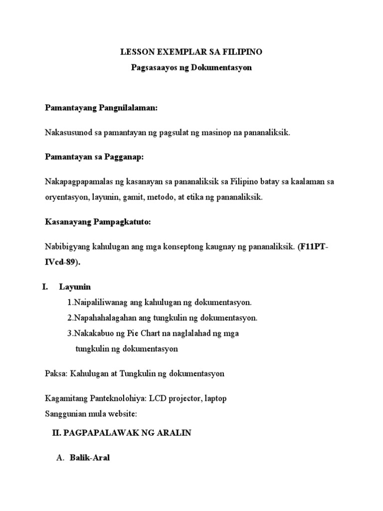 18 LE Pagsasaayos NG Dokumentasyon | PDF