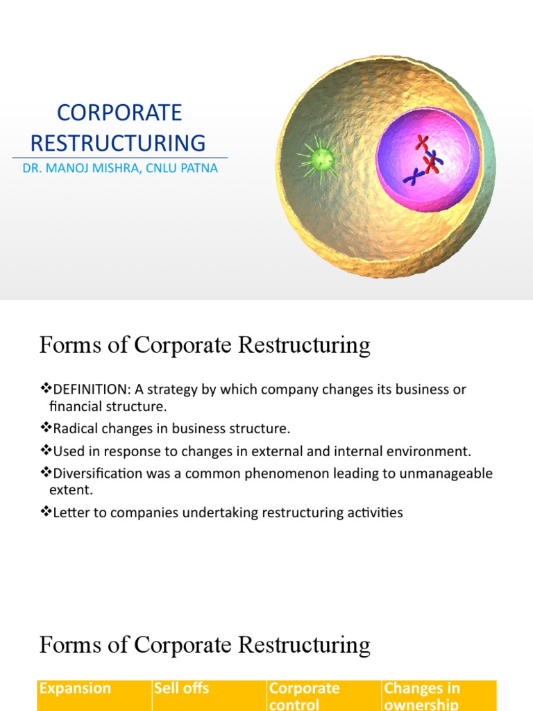 Corporate Restructuring | PDF | Takeover | Mergers And Acquisitions