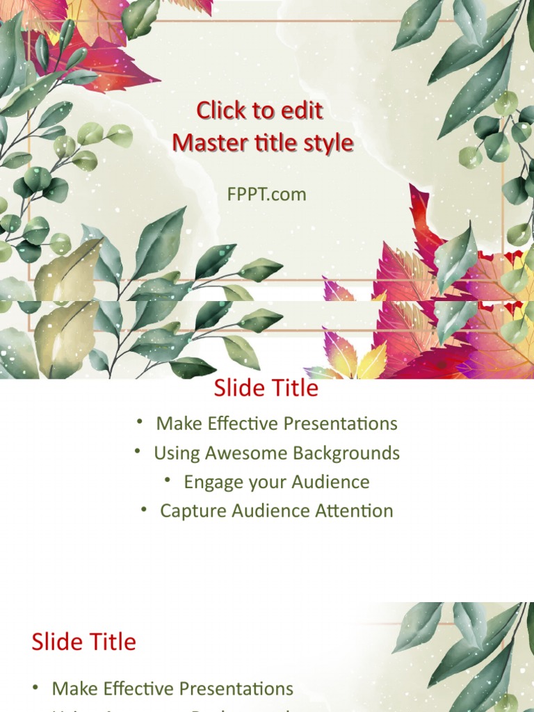 Flowers Template 16x9 | PDF | Career & Growth | Art