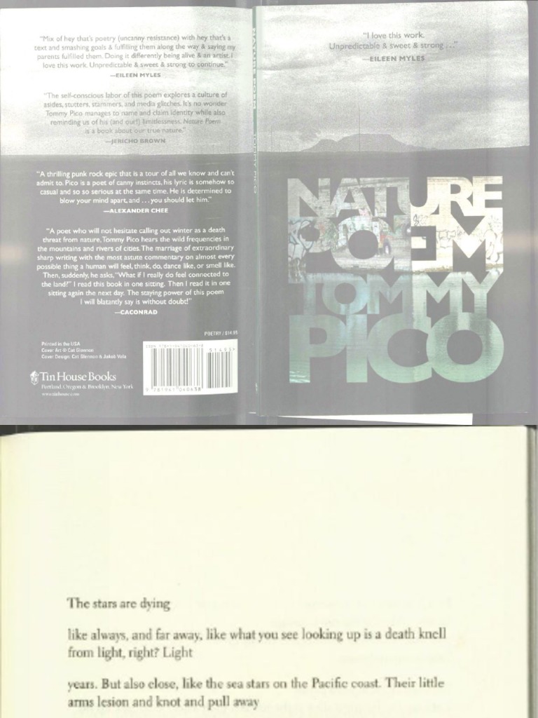 Nature Poem - Tommy Pico | PDF