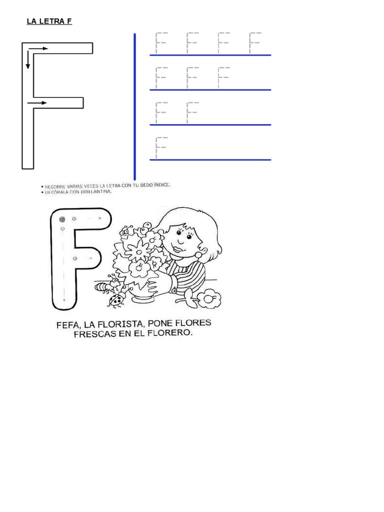 La Letra F | PDF