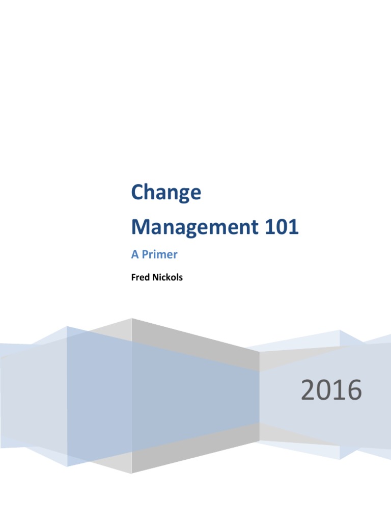 Change Management 101 | PDF