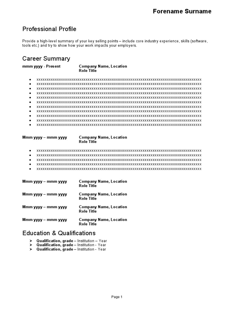 Basic CV Template From StandOut CV | PDF | Computing | Software