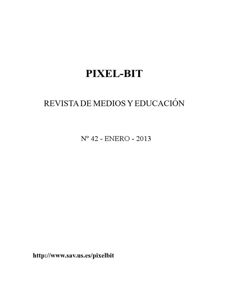 Pixel-Bit: Revista de Medios Y Educación | PDF | Enseñando | La ...