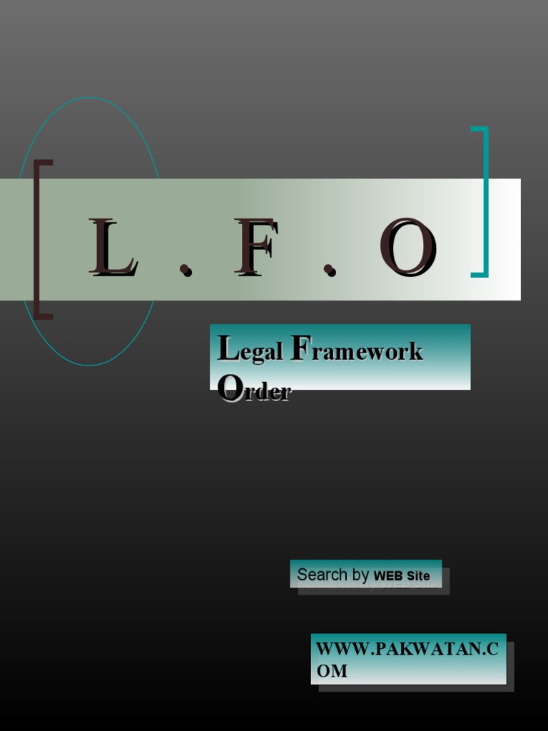 Legal Frame Work Order | PDF | House Of Commons Of The United Kingdom ...