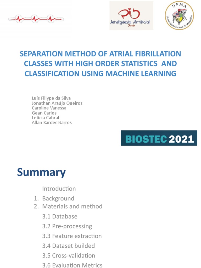 Separation Method of Atrial Fibrillation Classes With High Order ...