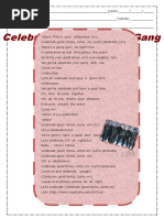 Celebration Lyrics | PDF