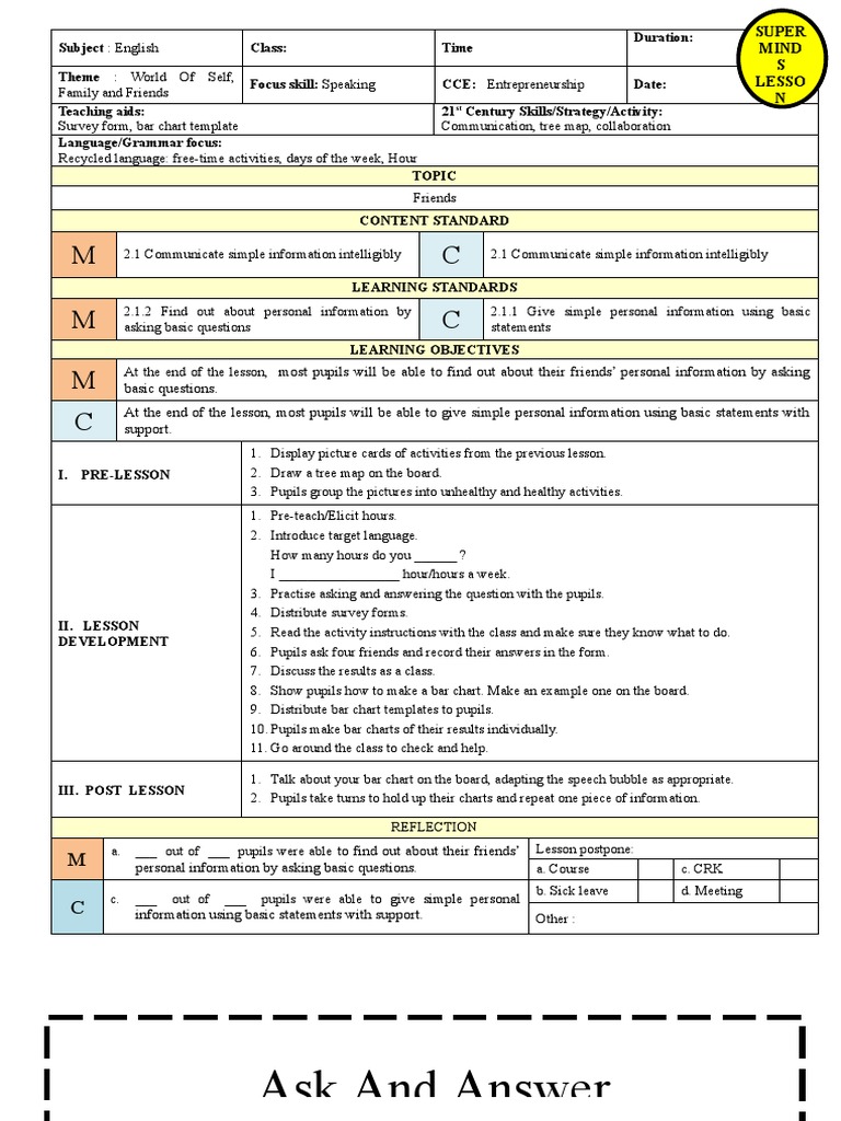 Lesson 22 | PDF | Question | Behavior Modification